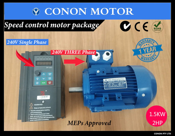 2" x 72" Linisher Single Phase Speed control package 1.5kw Electric mo ...