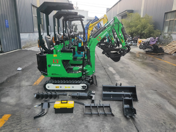 Orchard excavator wood grabber Agricultural excavator ripper Small exc ...