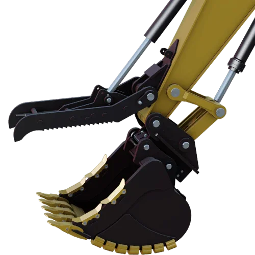 Hydraulic thumb clamp small crawler excavator, efficient and labor-sav