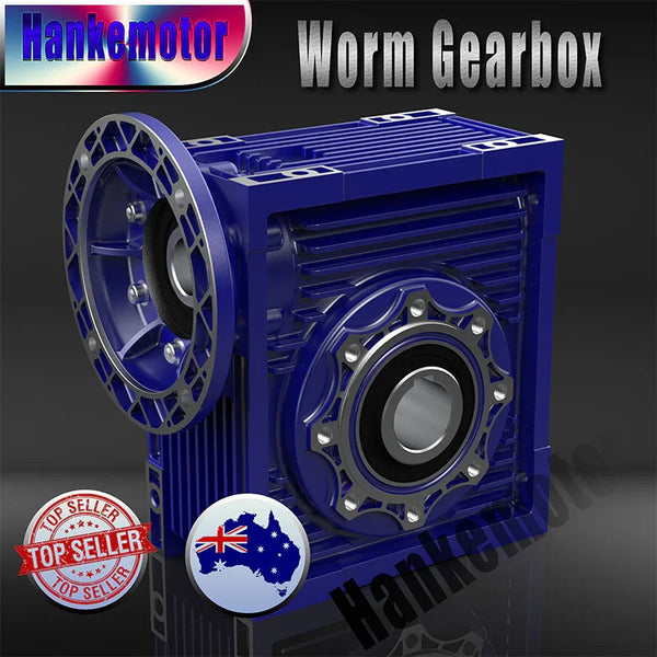 Worm Drive Gearbox NMRV050 50:1 ratio B5 Flange 14mm input shaft Speed