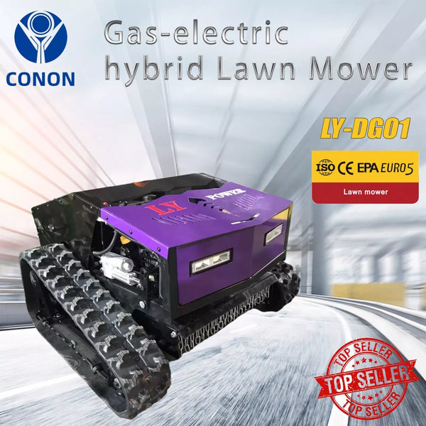 Remote Control Electric & Gasoline Lawn Mower Robot Grass Weeding Mach ...