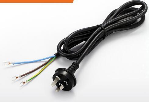 Single Phase Electric Motor 240V Australian Power Lead Plug 10A SAA Ap ...