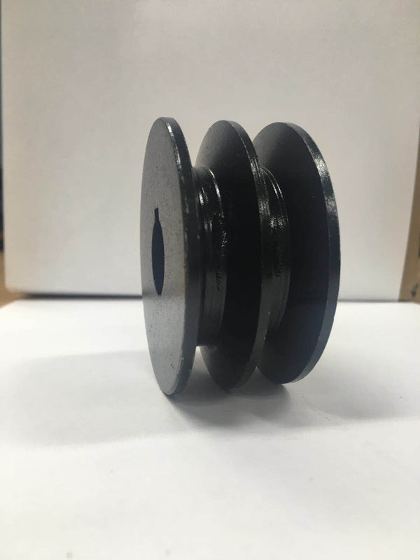 Cast Iron Double Groove Pulley 70mm shaft size 24mm – cononmotor