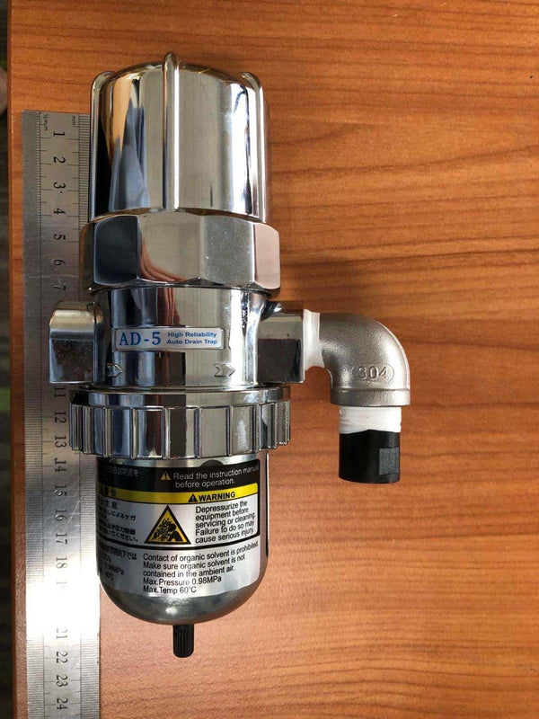 Semi auto drains for inline filter tank, condensate drain, spray paint ...