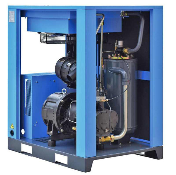 ROTARY SCREW AIR COMPRESSOR 37KW 50HP VARIABLE SPEED 120PSI 42CFM